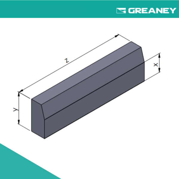 Pressed Half Batter Kerb (10x5, 7x5 & 7x4) - Greaney Concrete