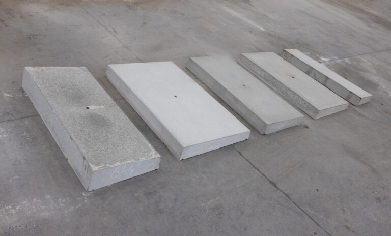 Feather Edge Wall Caps 4" - 3" (300mm wide) - Greaney Concrete